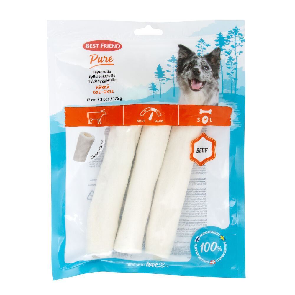 Best Friend Pure filled roll ox 17 cm 3 pcs. 175 g