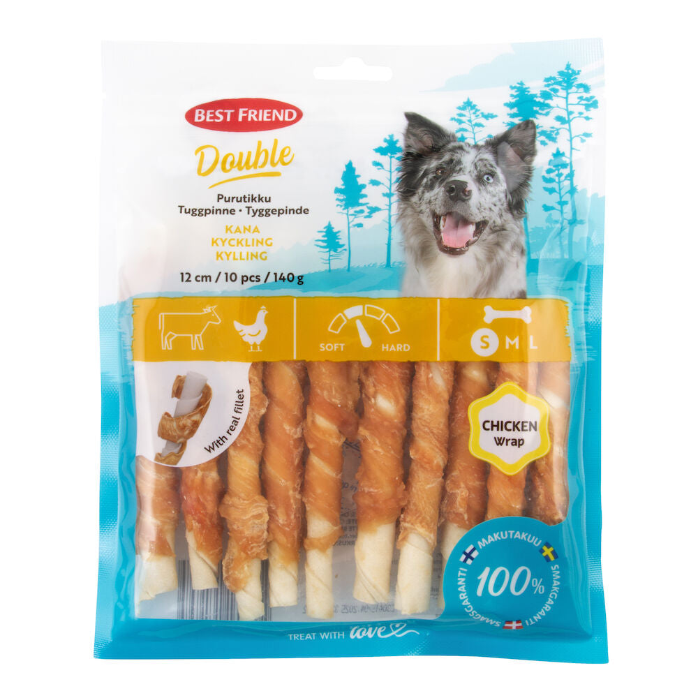 Best Friend Double chew stick chicken 12 cm 10 pcs. 140 g